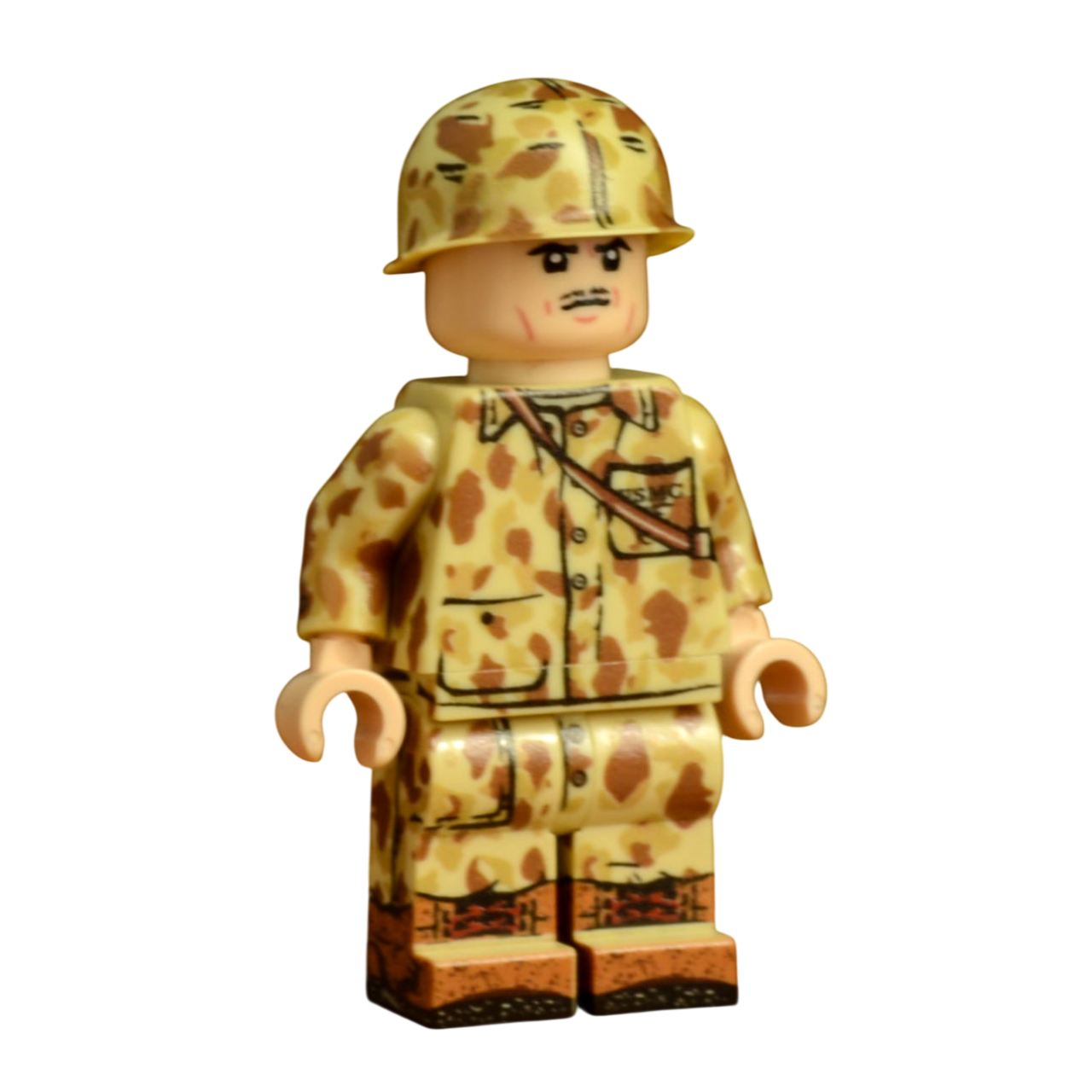 Brick Warp WWII US Marine Combat Cameraman - Norm Hatch – Camo Bricks